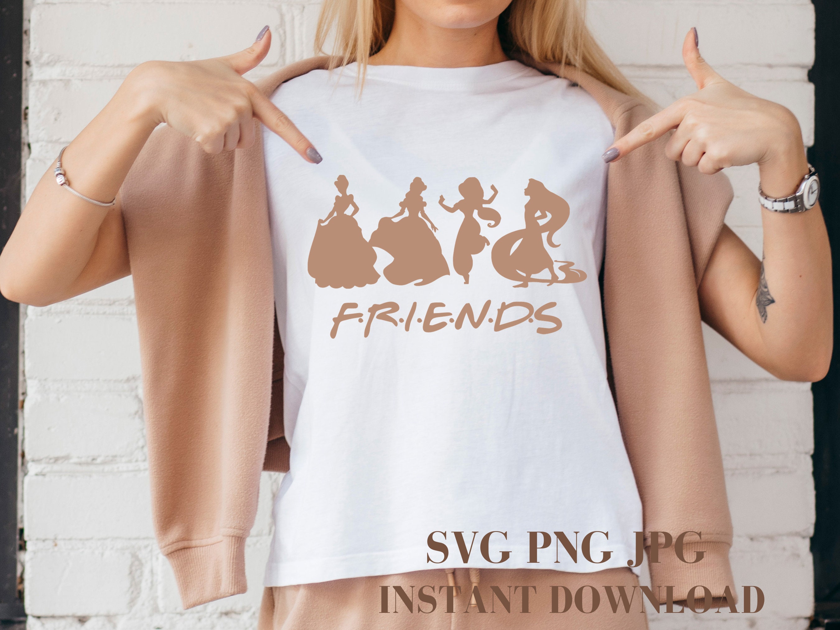 Princesses Friends Svg, Png, Jpg, Princess, Princesses, Friends Svg ...