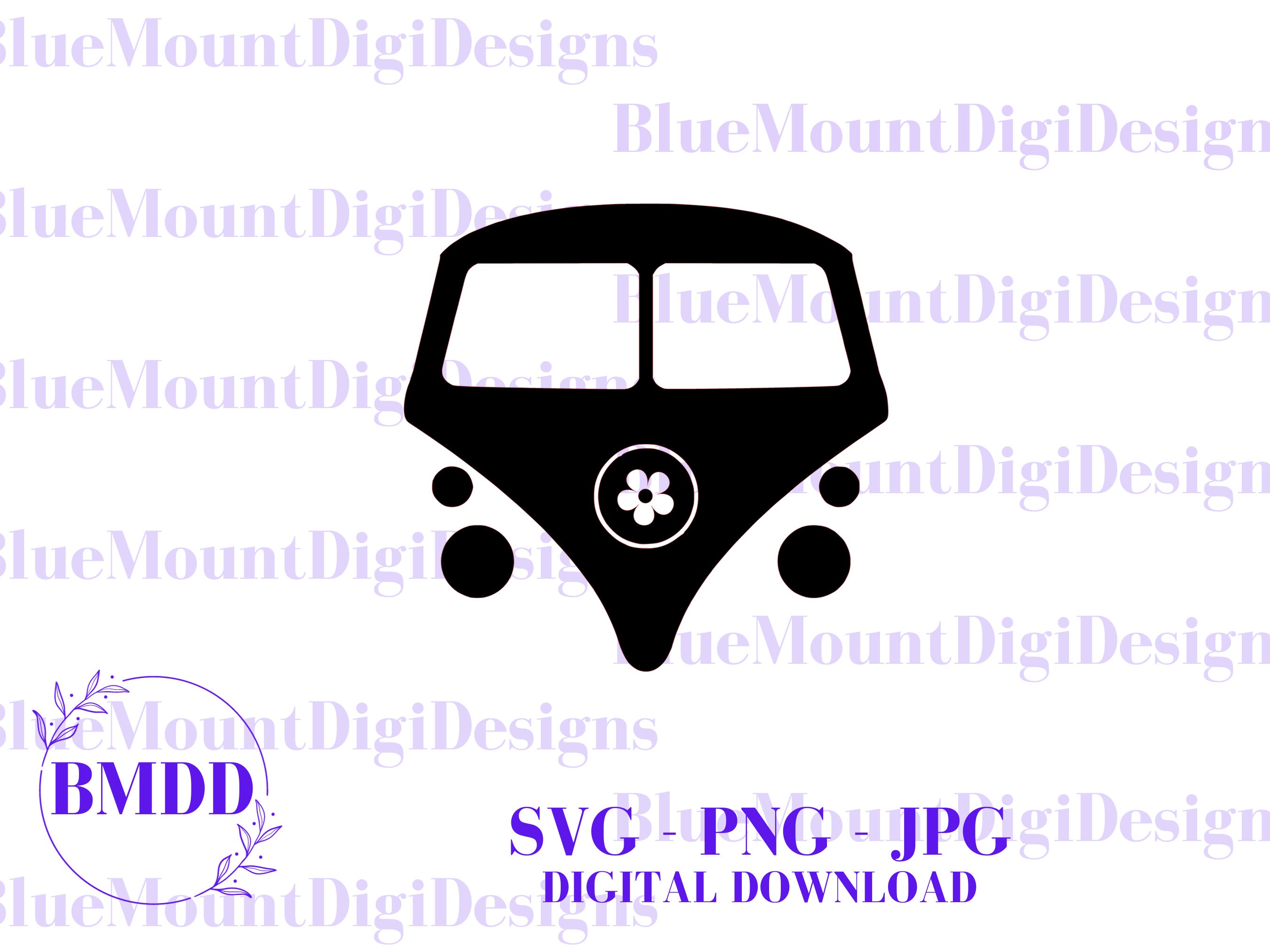 Hand Drawn Love Bus SVG PNG hippy Bus Svg, Peace Bus Svg, Love Bus Svg ...