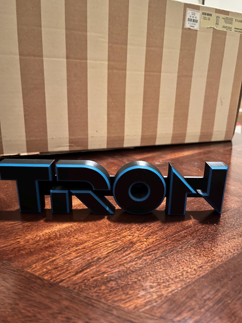TRON Desk Decoration - Etsy