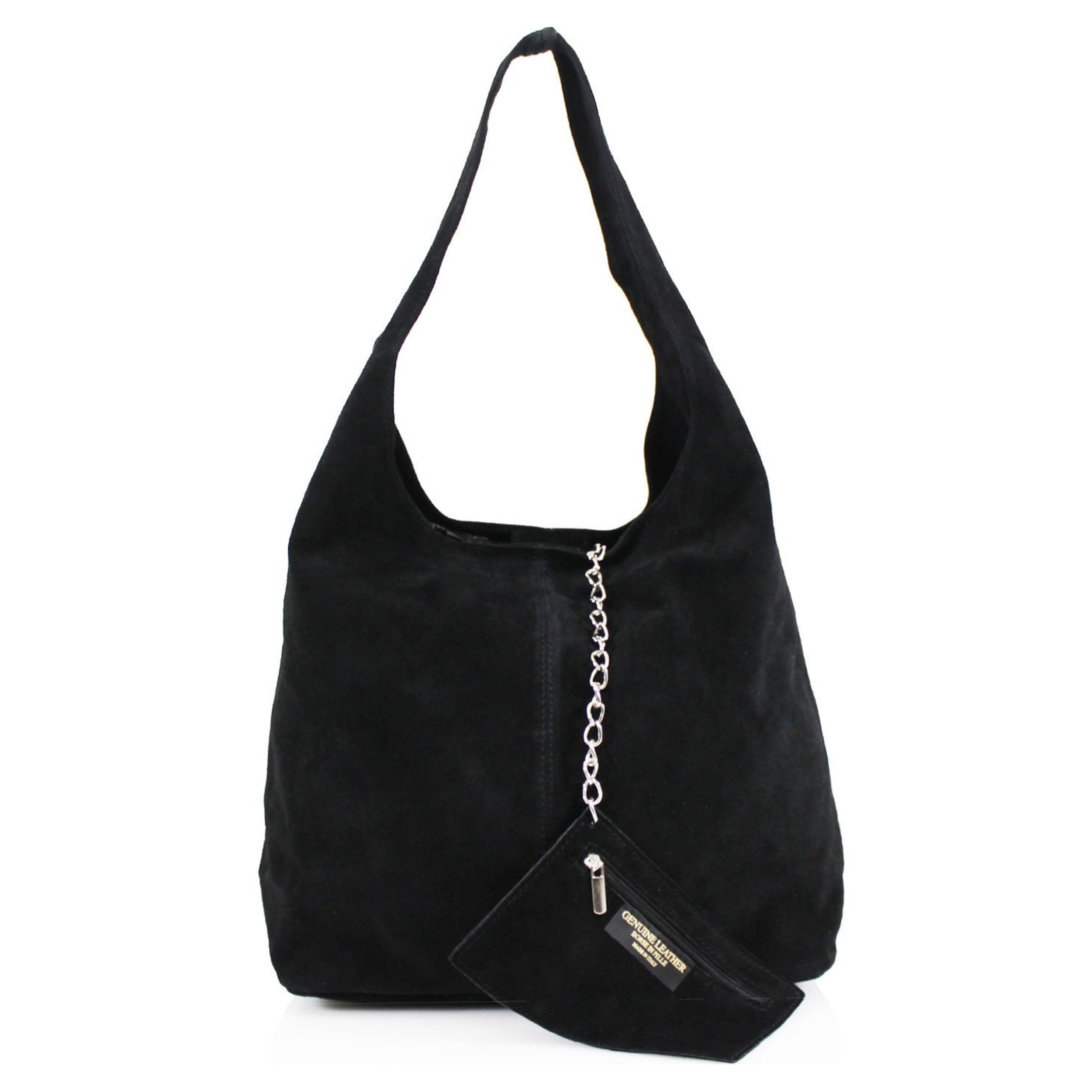 Real Suede Leather Tote Bag Slouch Bag Hobo Handbag Suede Leather
