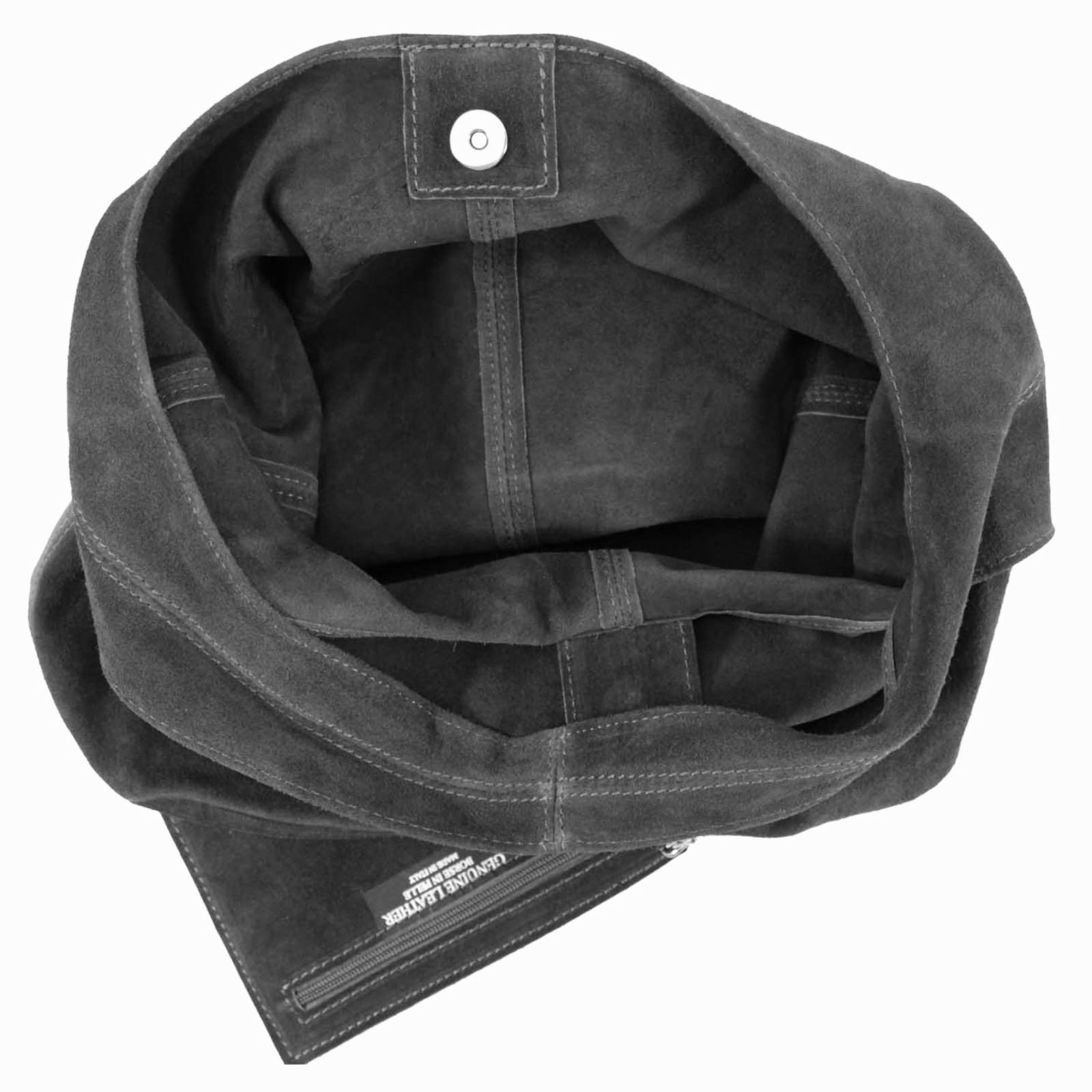 Red Suede Leather Hobo Bag: Slouch Tote With Zippered Purse - Etsy