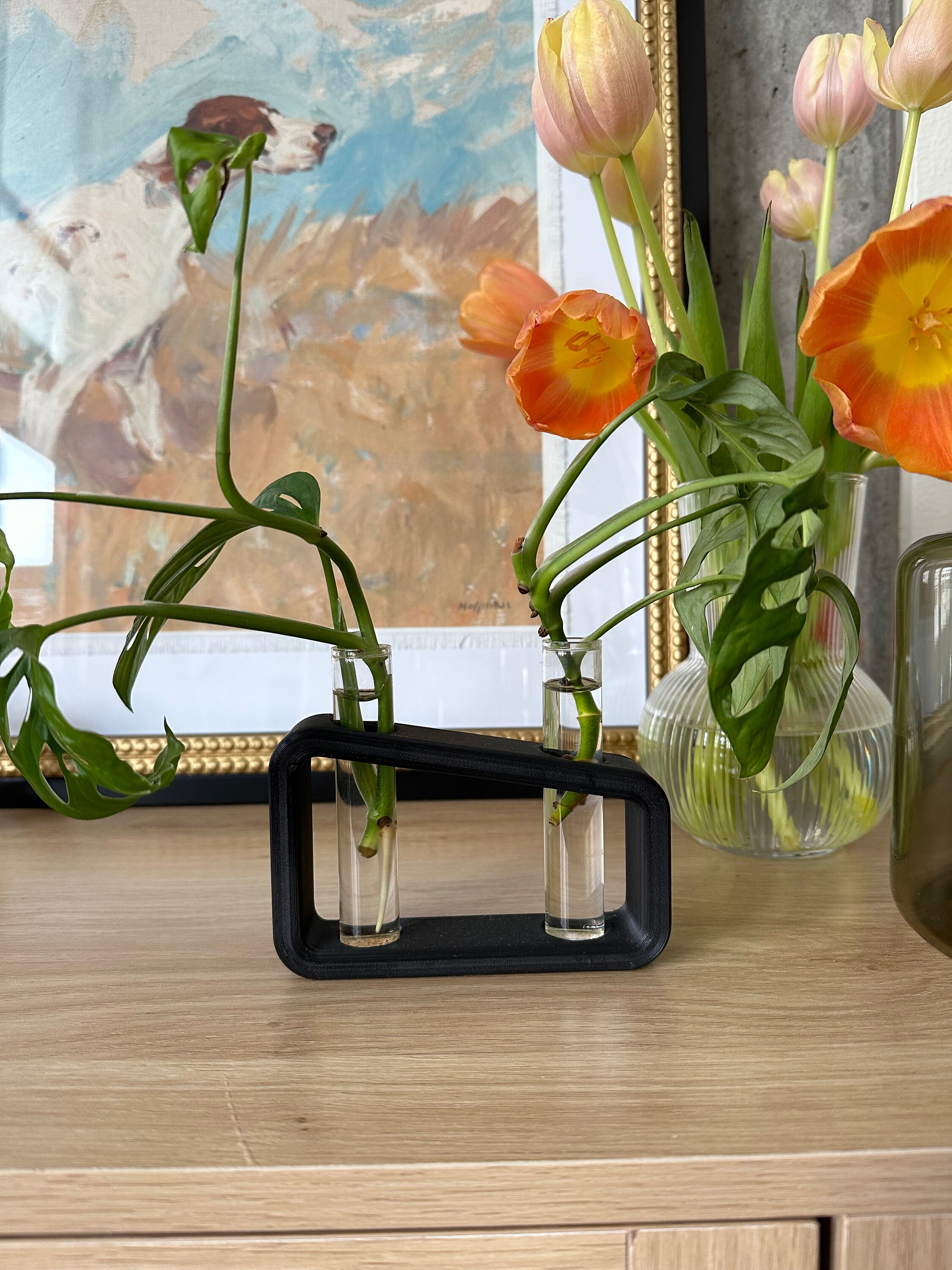 Slanted Plant Propagation Stand, Plant and Flower Vases, Plant ...