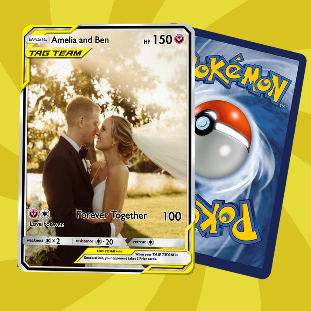 Custom Personalised Pokemon Card Birthday Stocking Christmas Gift for ...