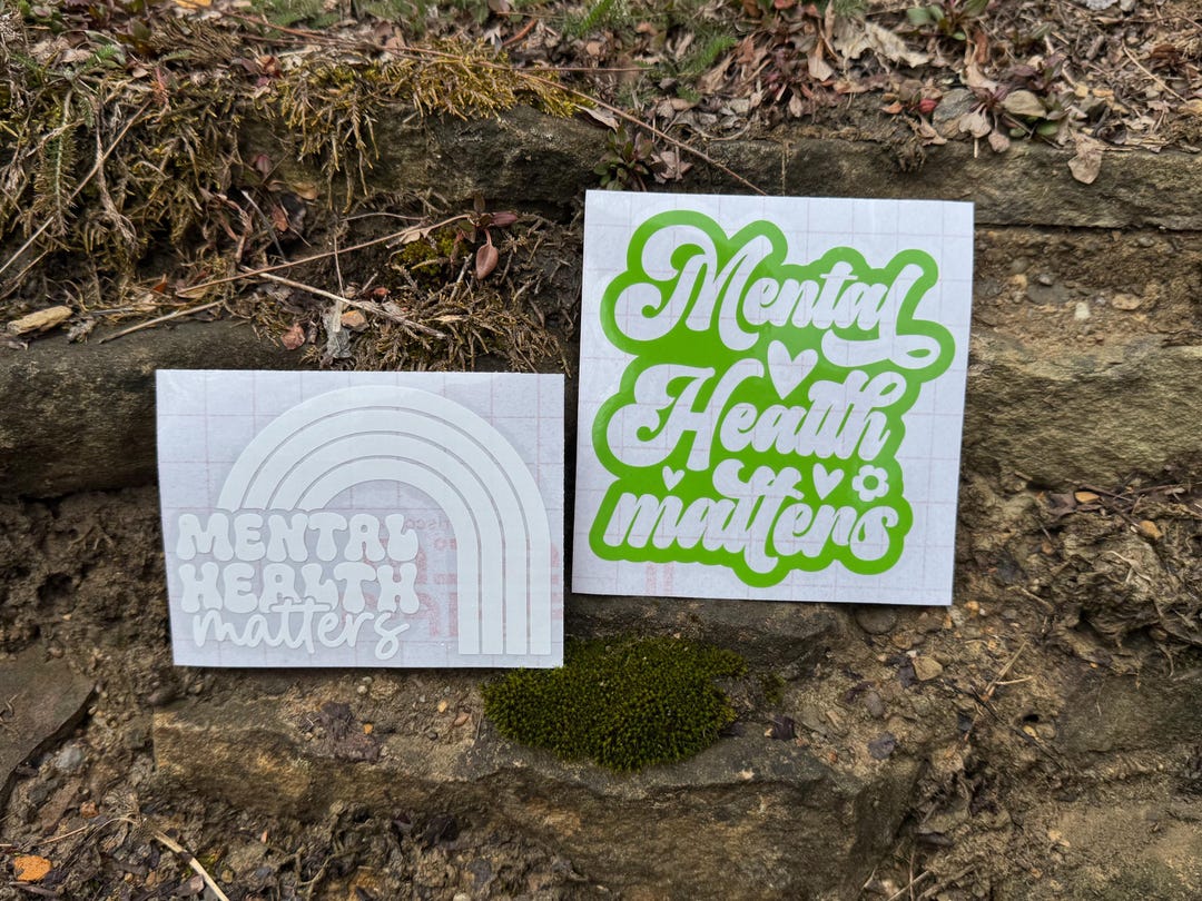 Mental Health Matters Decal, Mental Health Decal, Mental Health ...