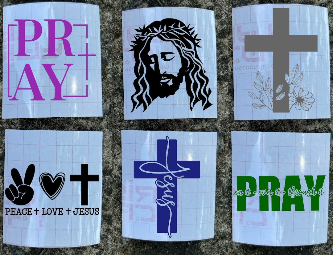 Faith Decal, Christian Decal, Religious Decal , Pray Decal, God is ...
