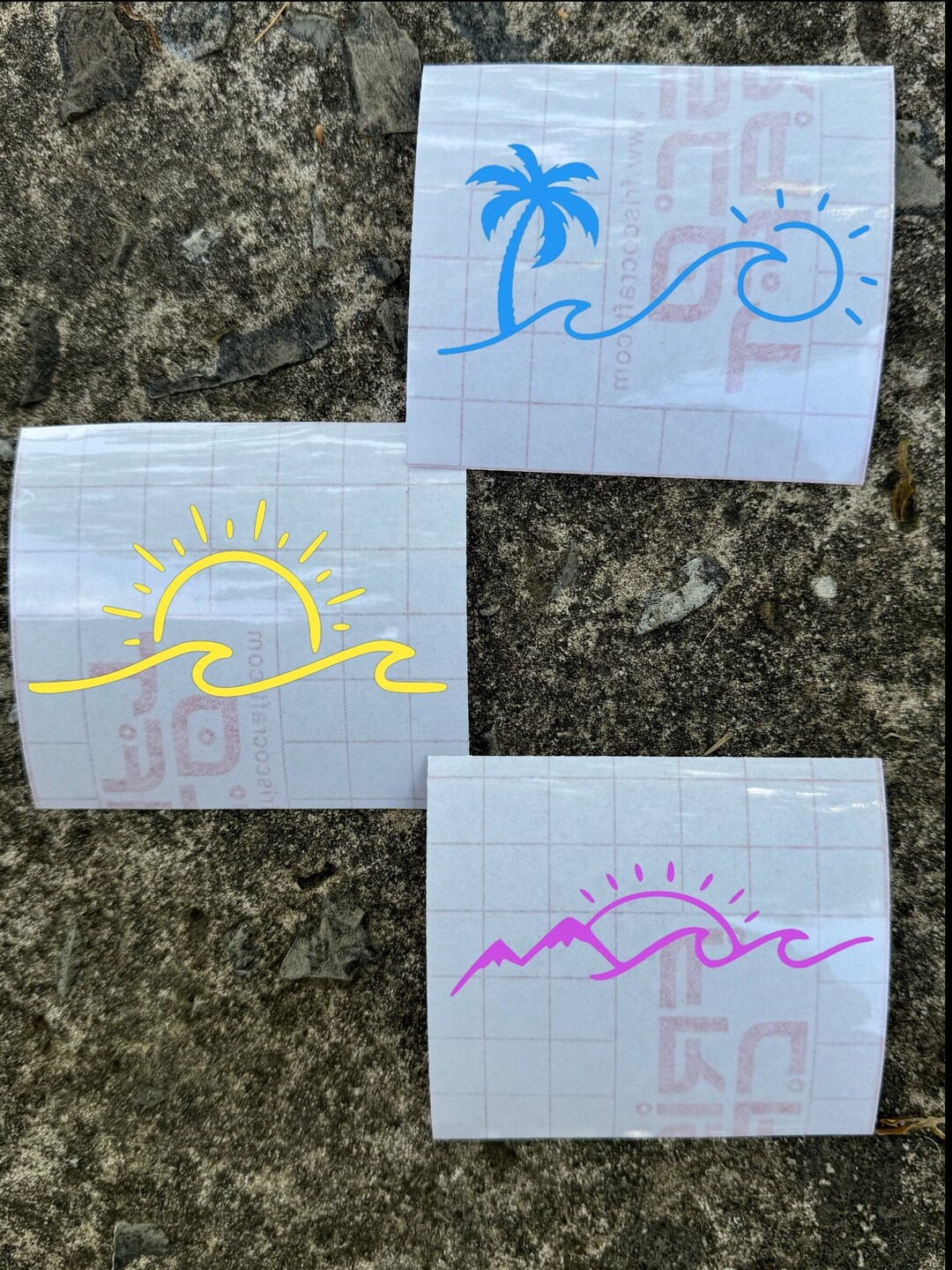 Ocean Wave Decal, Mountain Ocean Decal, Beach Decal - Etsy