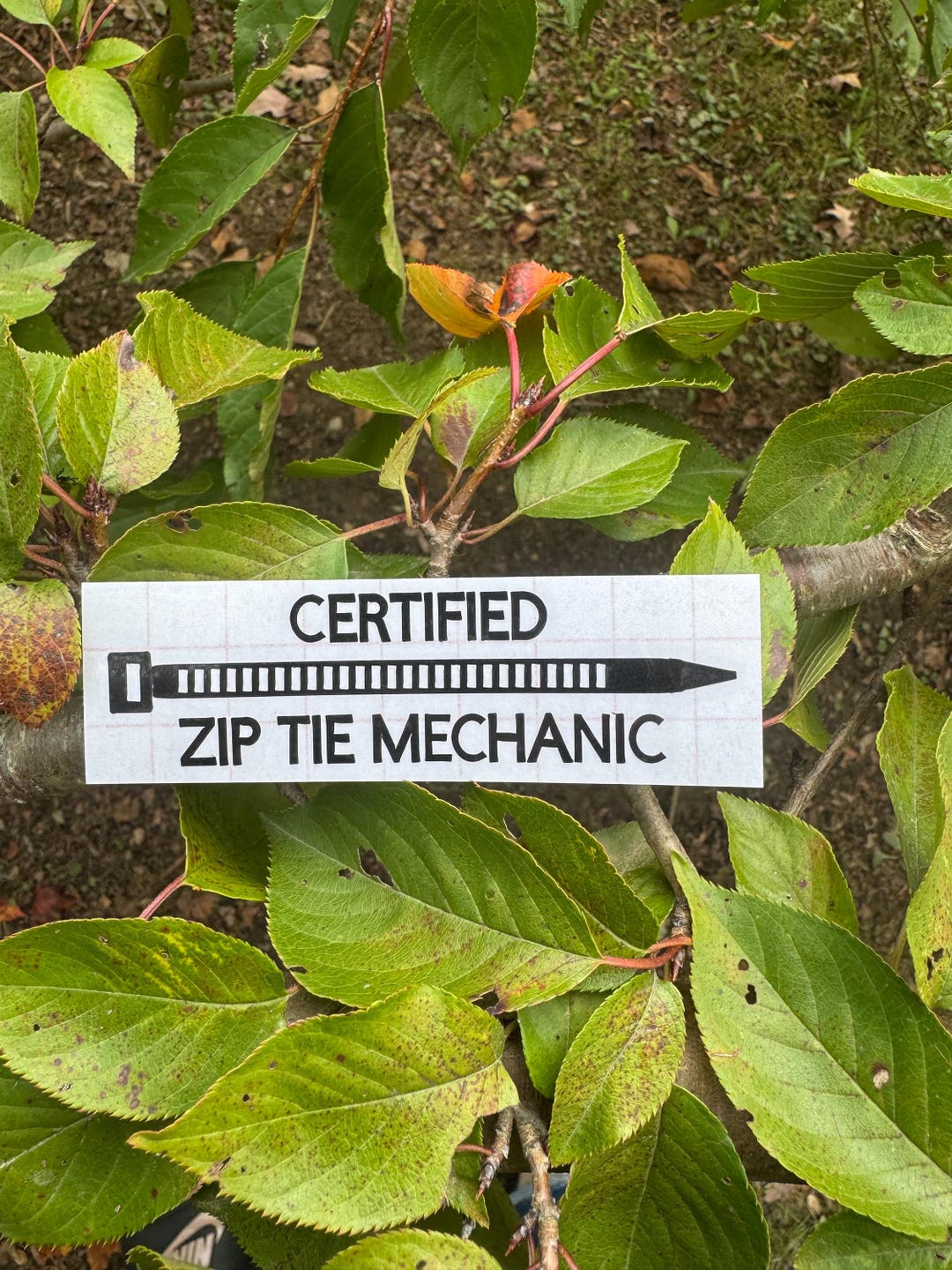 Zip Tie Decal, Zip Tie Mechanic Decal, Mechanic Decal, Blue Collar ...