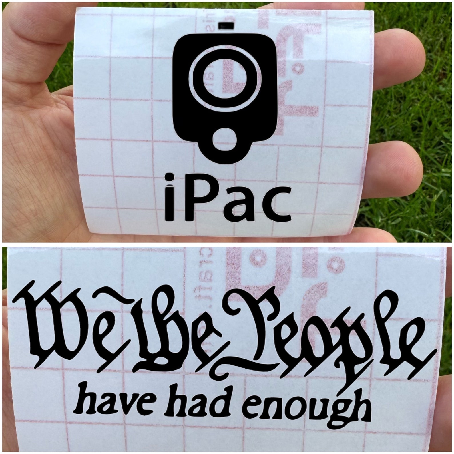We the People Decal, Ipac Decal - Etsy