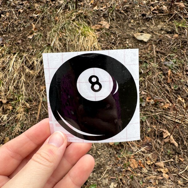 8 Ball Decal - Etsy