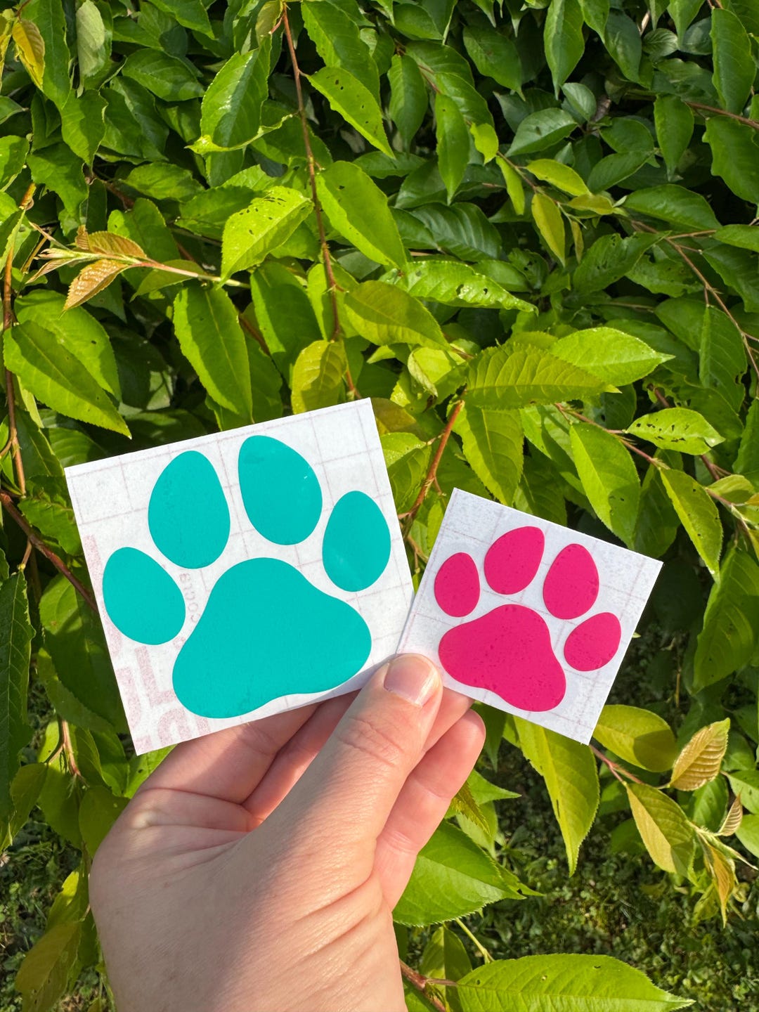 Pet Paw Print Decal, Cat Paw Print Decal, Dog Paw Print Decal - Etsy