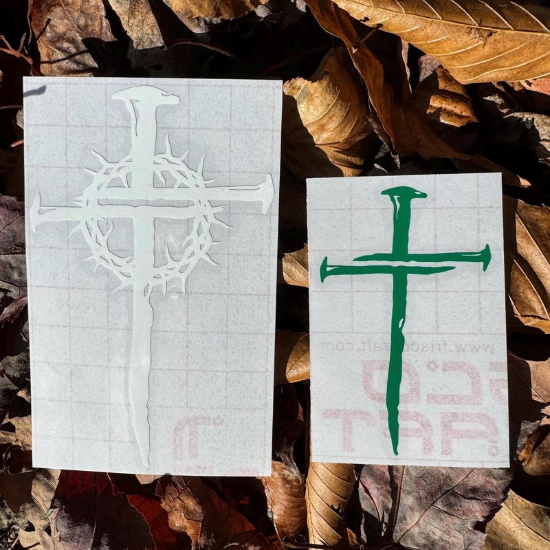 Cross Decal - Etsy