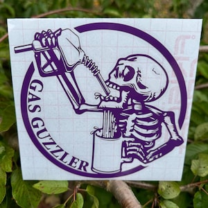 Gas Guzzler Decal, Gas Hog Decal, Truck Decal, Jeep Decal, SUV Decal ...