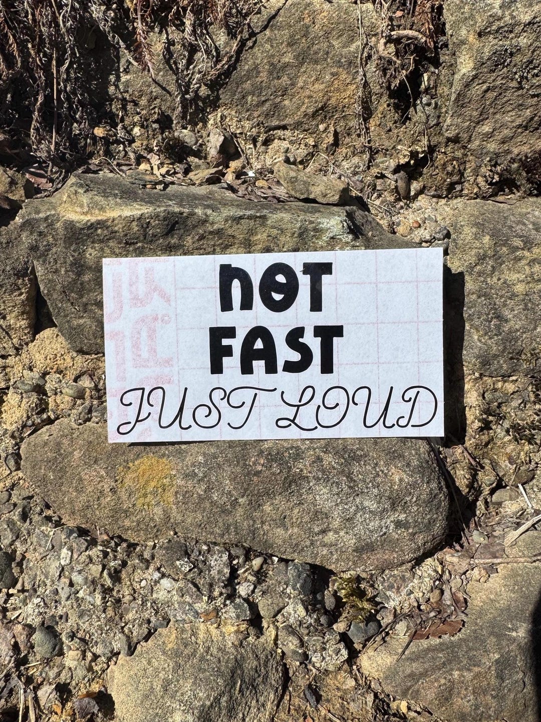 Not Fast, Just Loud Decal, Funny Decal, Loud Car Decal - Etsy