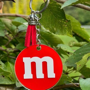 M&M Keychain, Candy Piece Keychain - Etsy