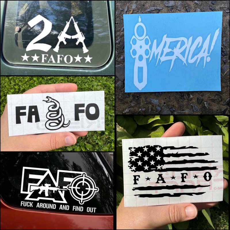 Waterproof Fafo Sticker - Etsy