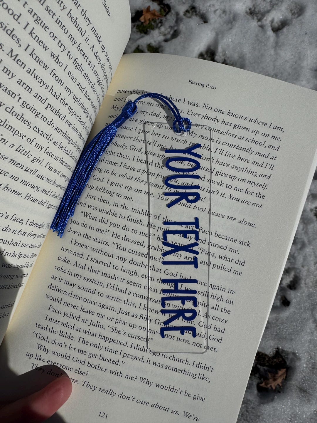 Custom Bookmark, Your Text Bookmark, Personalized Bookmark ...