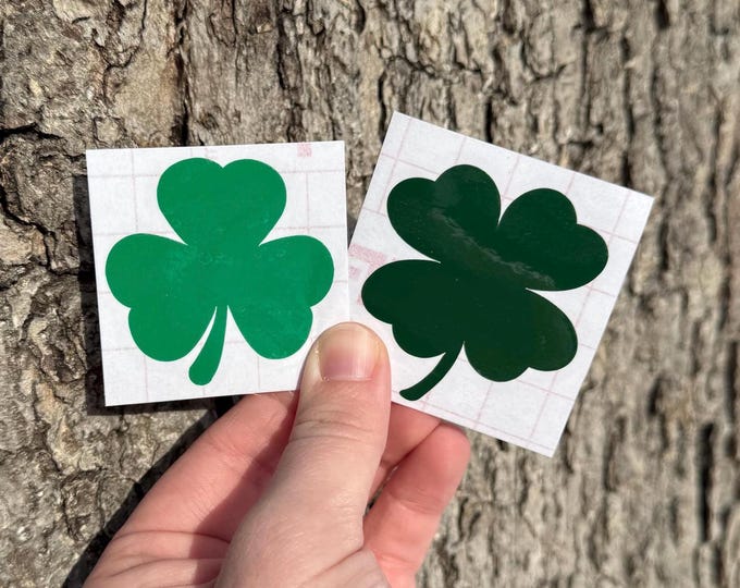 Four Leaf Clover Vinyl Decal Sticker - Etsy Canada