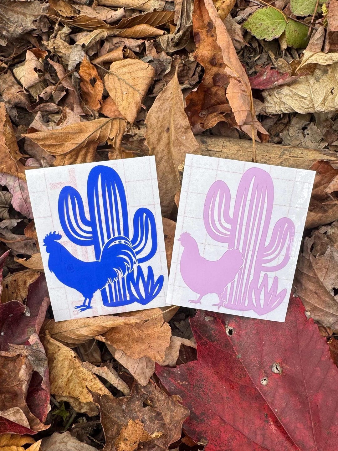 Chicken Decal, Hen Decal, Rooster Decal, Cavtus Chicken Decal, Chicken ...