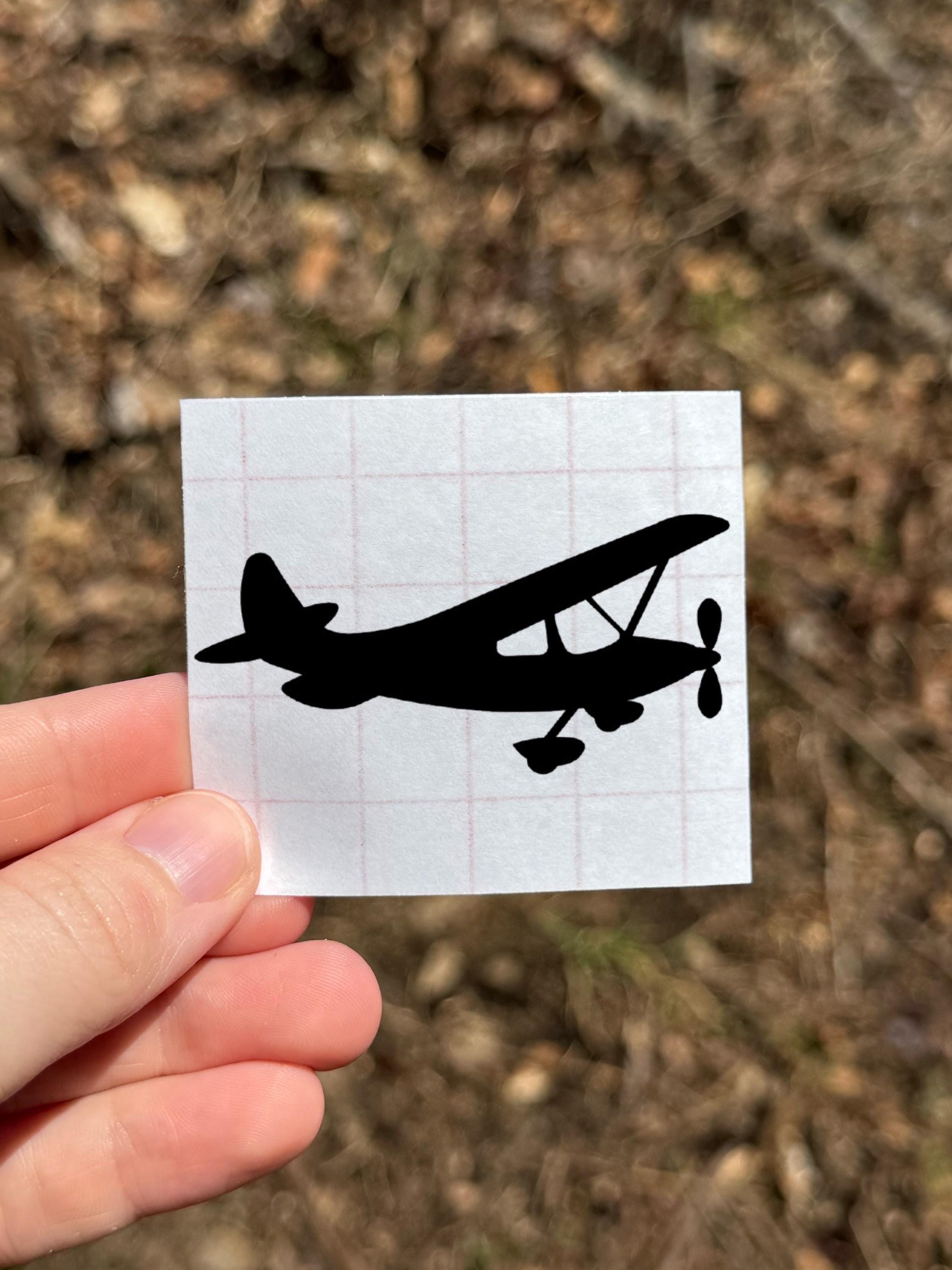 Airplane Vinyl Decal, Airplane Decal, Pilot Decal, Pilot Gift - Etsy