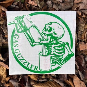 Gas Guzzler Decal, Gas Hog Decal, Truck Decal, Jeep Decal, SUV Decal ...