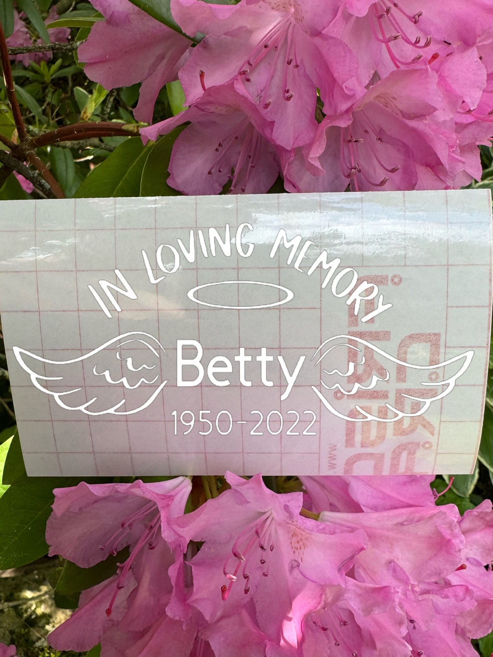 Memorial Decal, in Memory Decal, Remembrance Decal, - Etsy Canada