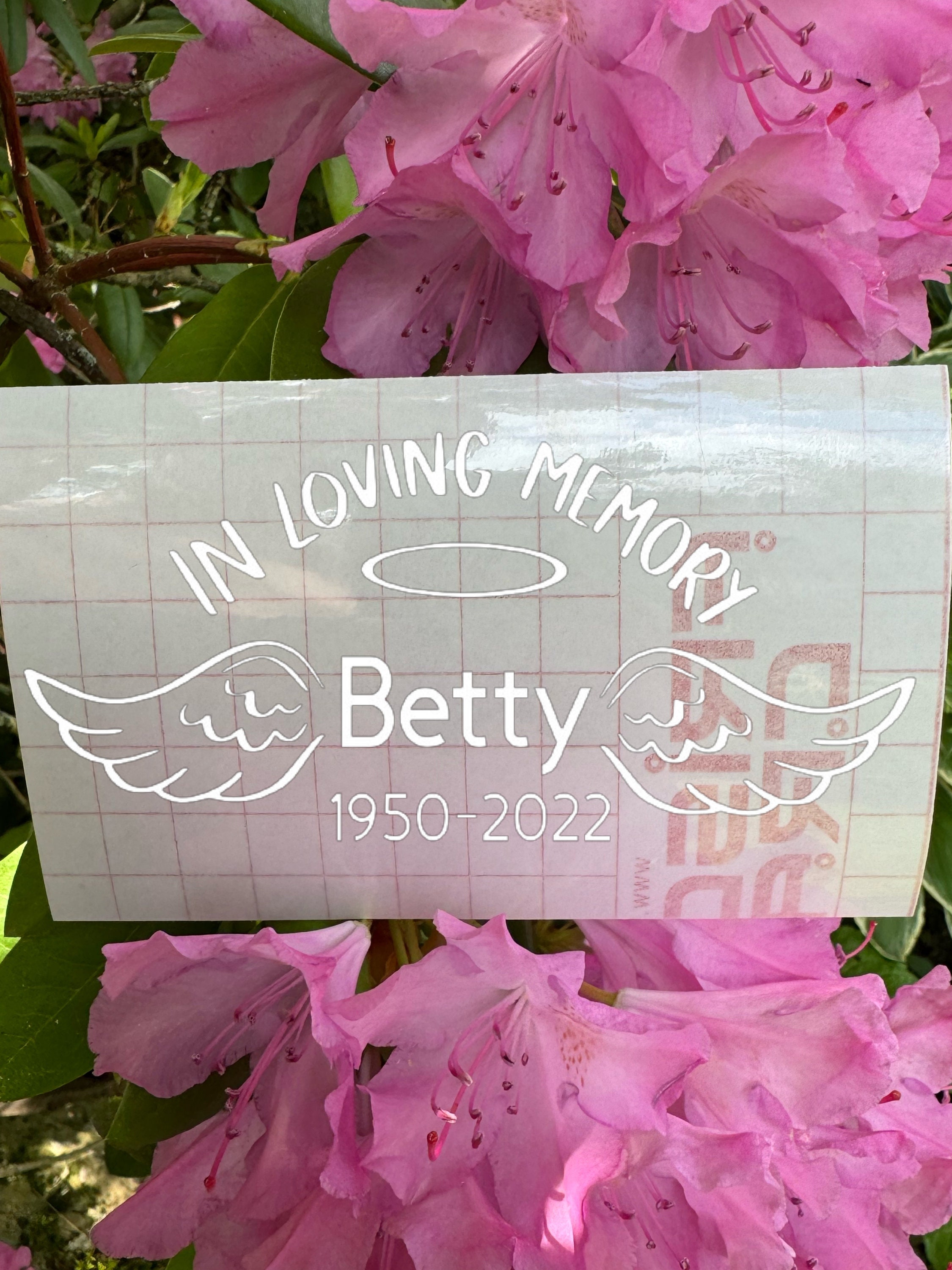 Memorial Decal, in Memory Decal, Remembrance Decal, - Etsy Canada