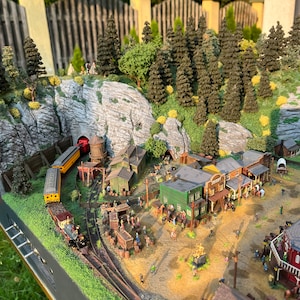 Wild West Style Railway Model - Etsy