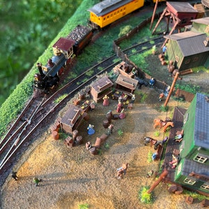 Wild West Style Railway Model - Etsy
