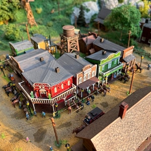 Wild West Style Railway Model - Etsy