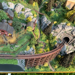 Unique Wild West Train Layout – Handcrafted for True Collectors! - Etsy