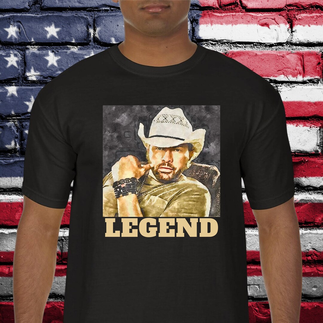 LEGEND Toby Keith Comfort Colors T-shirt, 90s Country, Music Icon ...