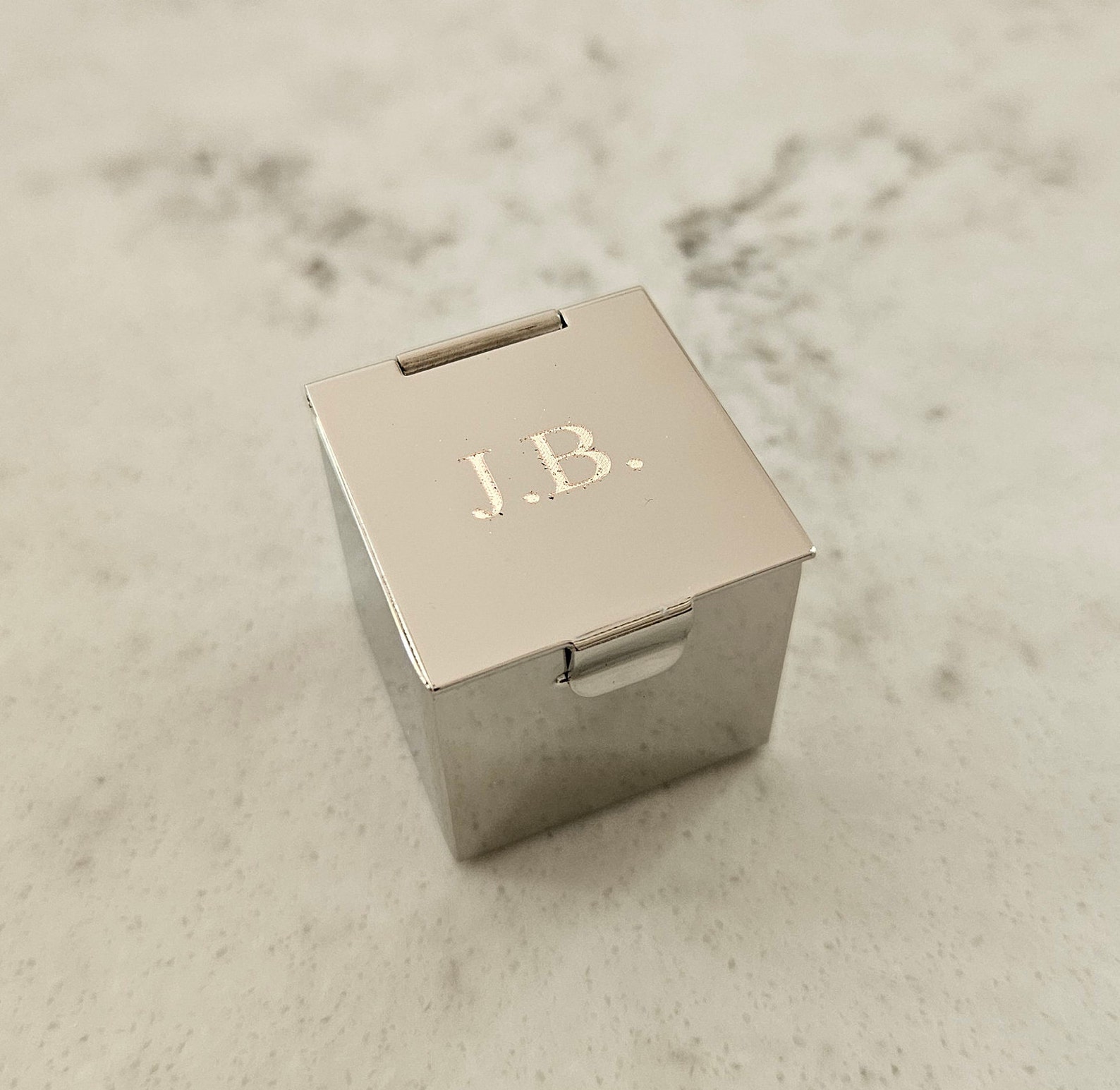 Personalised Engraved Snooker/pool Chalk Holder Silver Plated Luxury ...