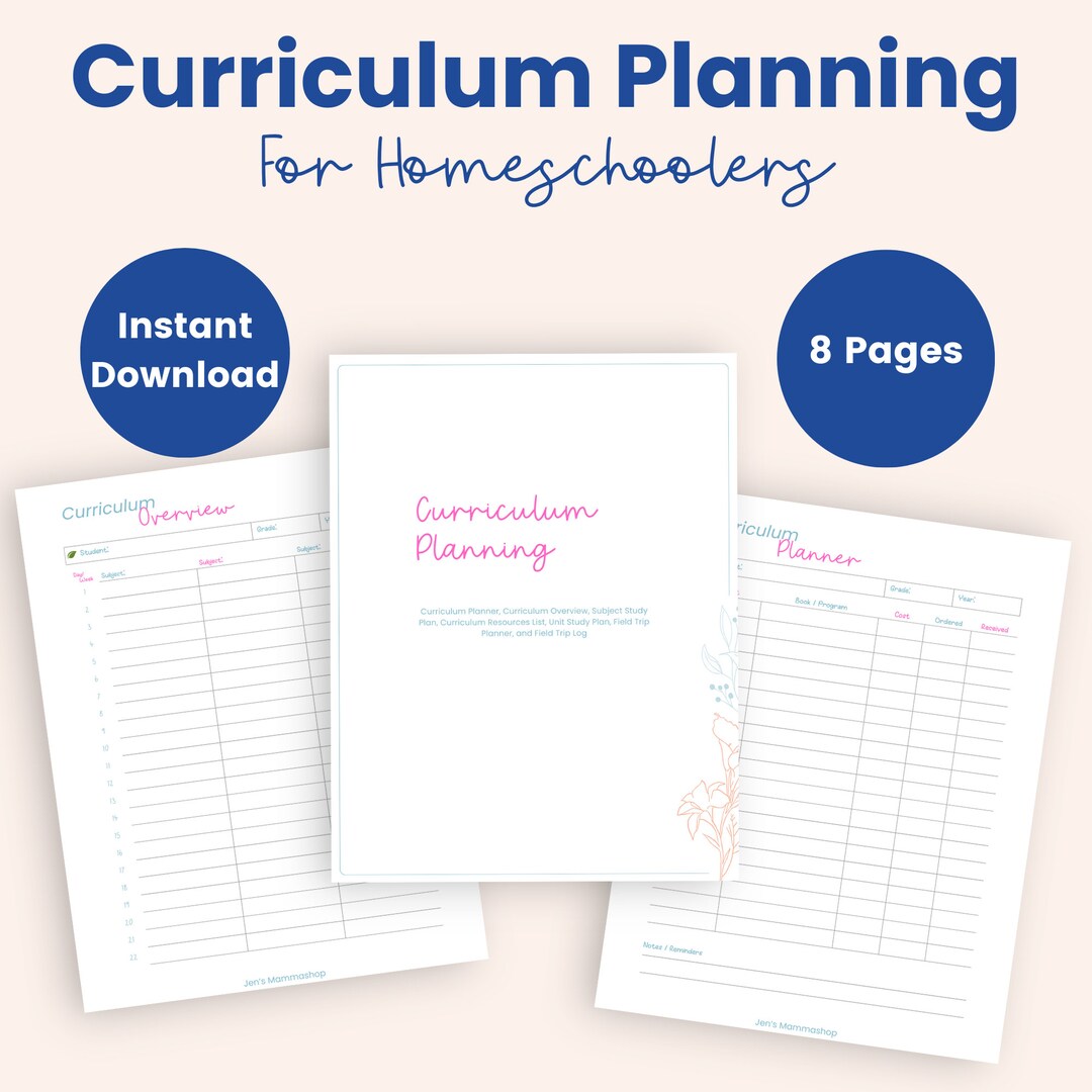 Homeschool Curriculum Overview Home School Resources List Planning ...