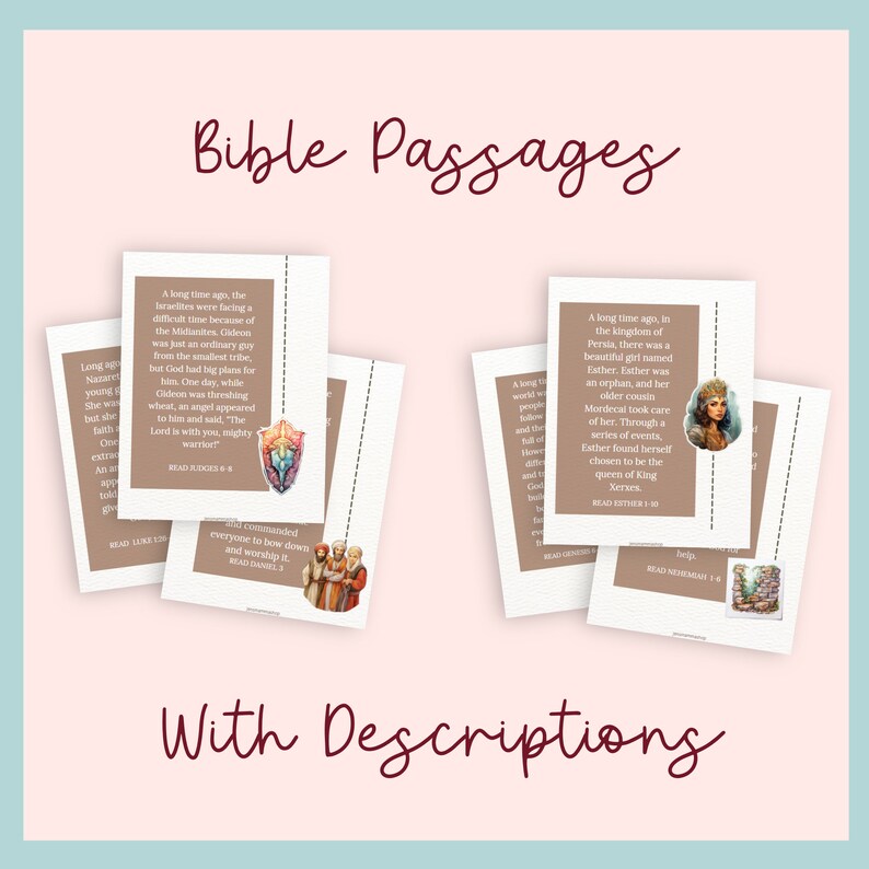 Bible Stories for Kids: Printable Devotional Journal Prompts ...