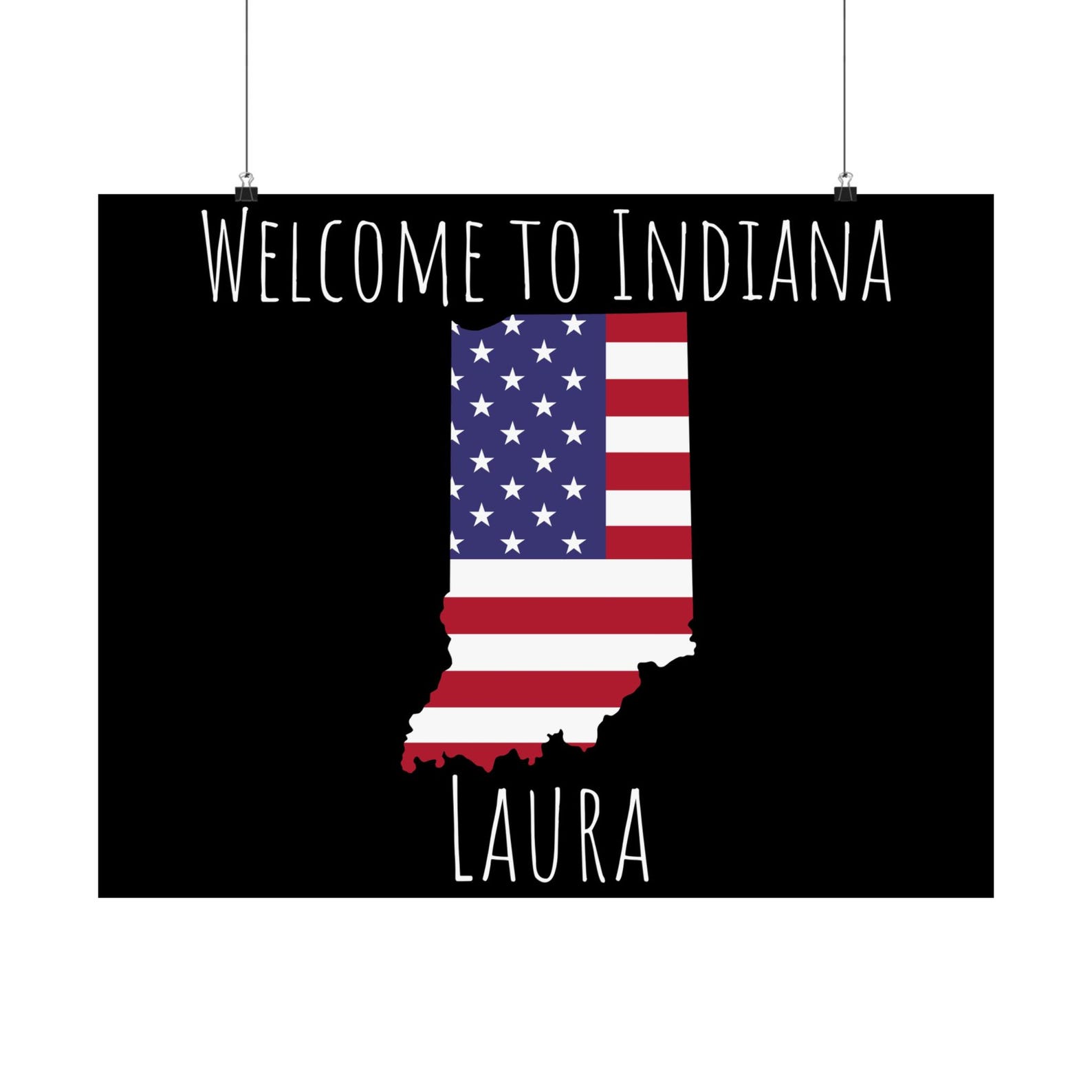 Exchange Student Welcome Custom Poster Matte Horizontal Poster to ...