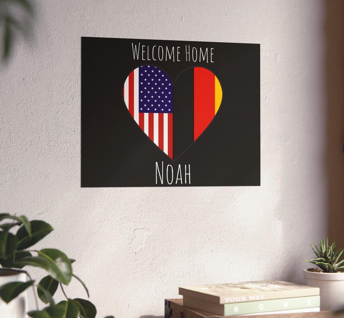 Exchange Student Welcome Custom Poster Matte Horizontal Poster to ...
