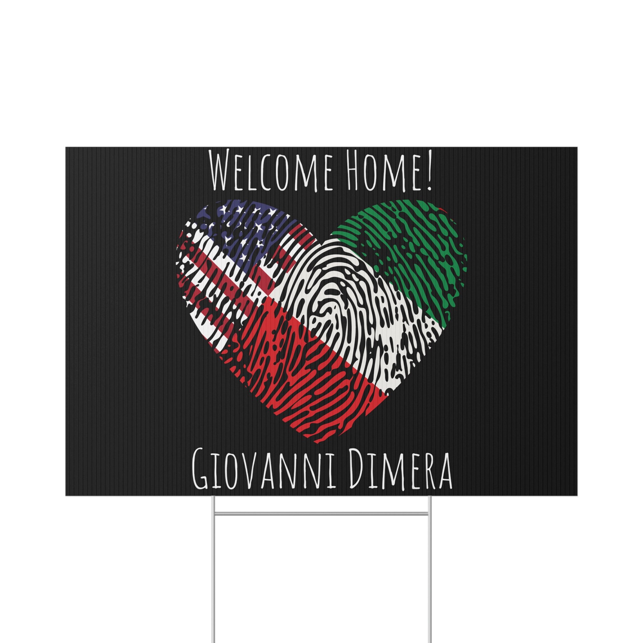 Custom Personalized Exchange Student Lawn Sign Welcome Your Exchange ...