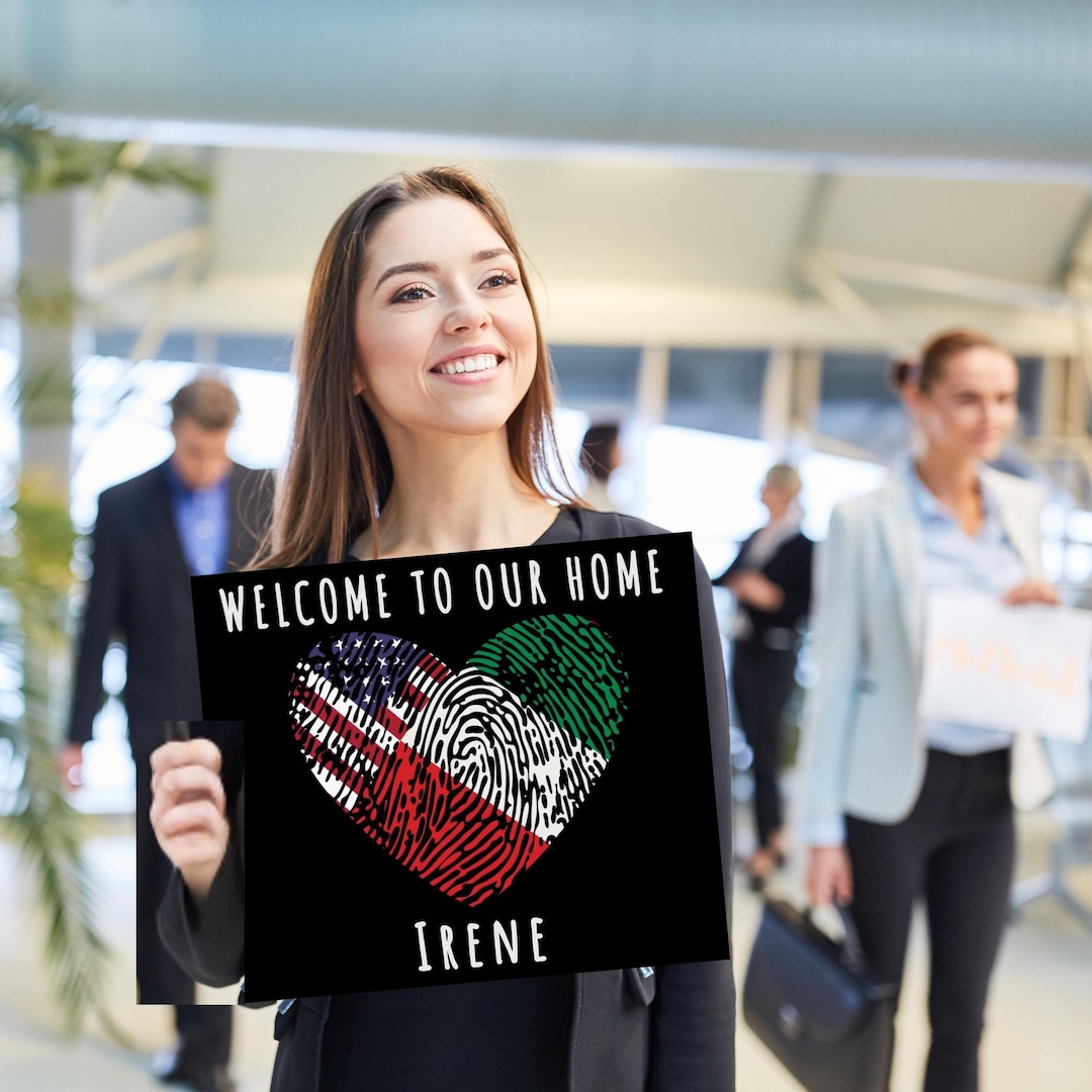 Exchange Student Welcome Airport Poster Custom Matte Horizontal Poster ...