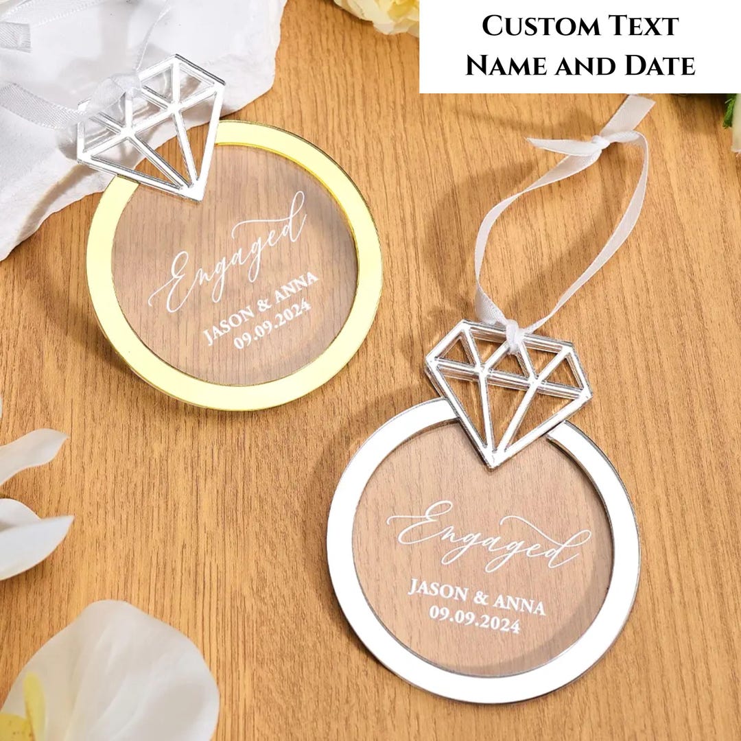 Custom Diamond-shaped Ornament – Personalized Acrylic Keepsake for ...