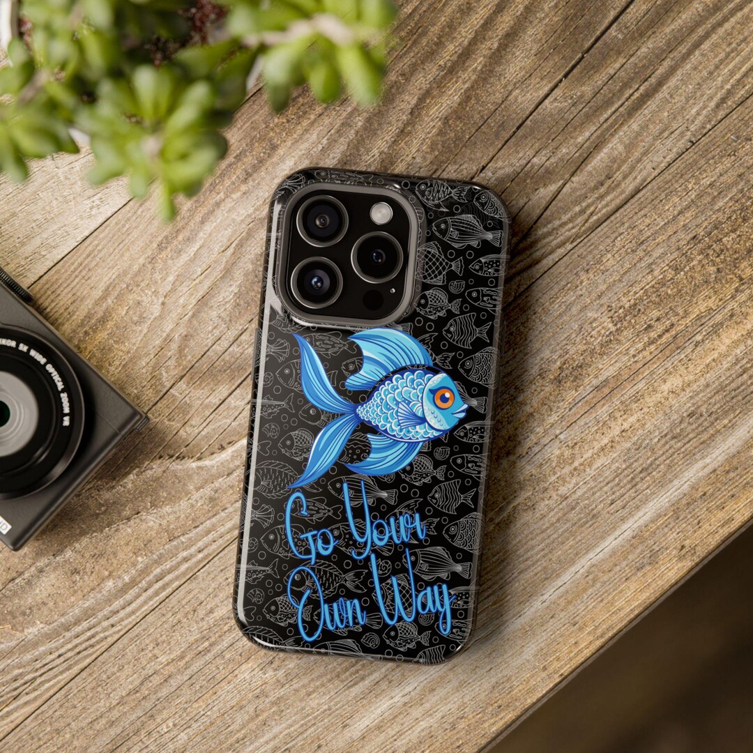 Colorful Fish Be You Themed Impact Resistant Phone Case, Fish Tank ...
