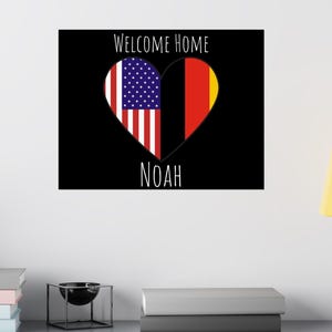 Exchange Student Welcome Custom Poster Matte Horizontal Poster to ...