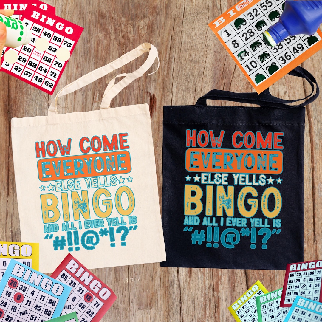Personalized Bingo Name Gift Bag, Bingo Queen Gift, Box Game Gift ...