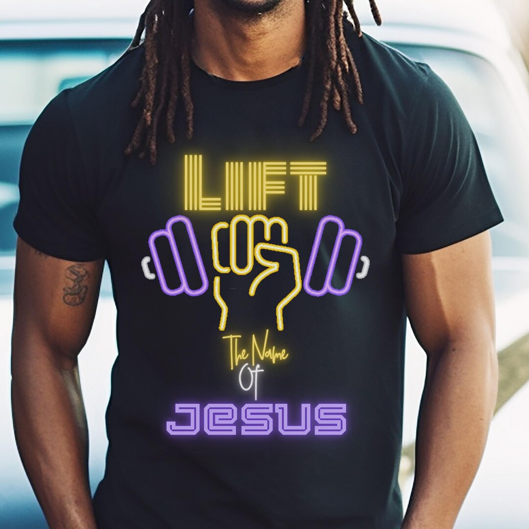 Lift the Name of Jesus Unisex Jersey Short Sleeve Tee Jesus Weight ...