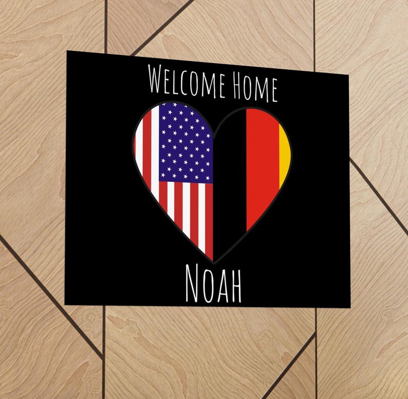 Exchange Student Welcome Custom Poster Matte Horizontal Poster to ...