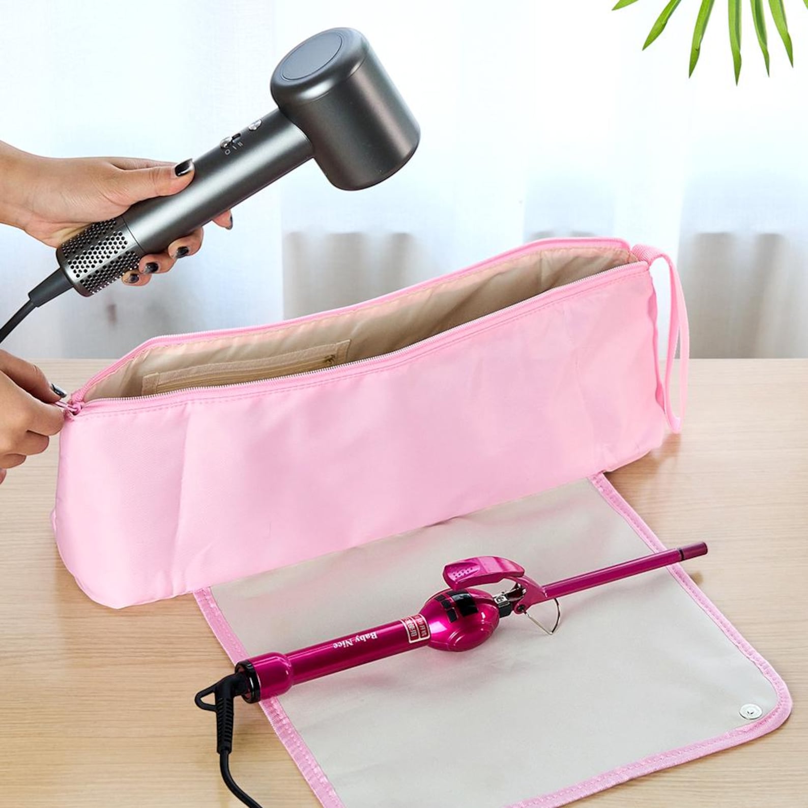 Personalized Birth Flower Heating Rod Storage Bag Waterproof ...