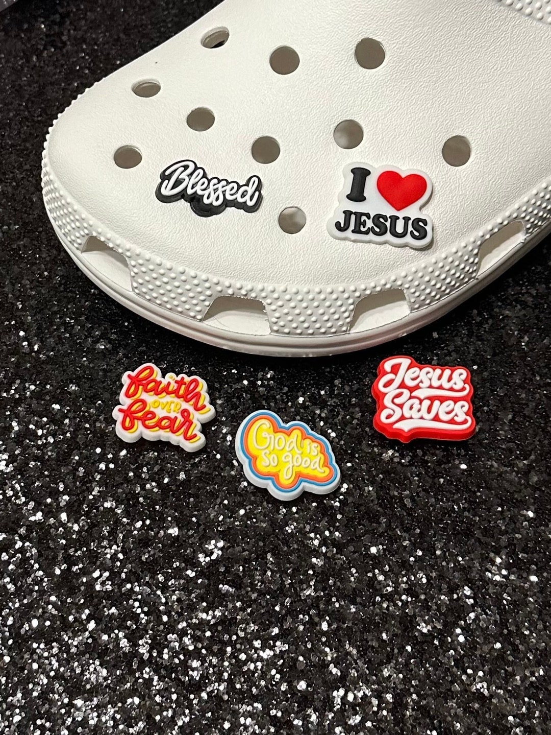 Jesus Croc Charms Faith Inspired Blessed Love - Etsy