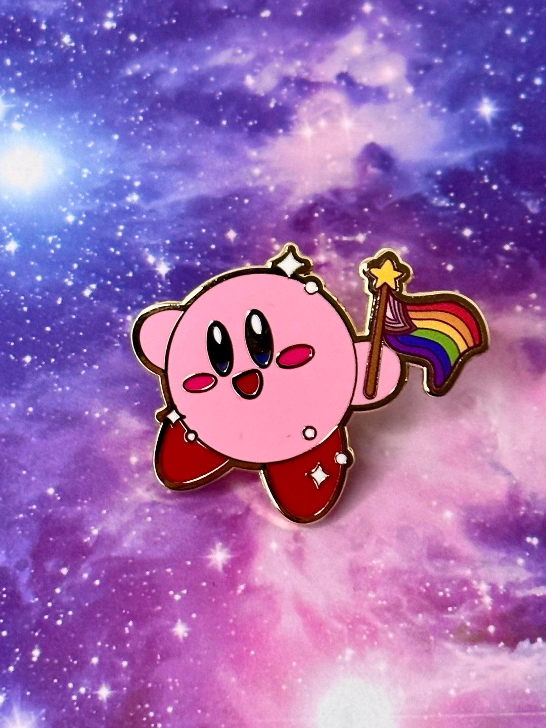Original Pride Kirby Pins and Sticker Set LBGT Pride Cute - Etsy