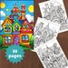 50 House Coloring Page - Coloring Pages for Kids and Adults, Instant ...