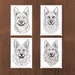 50 Dogs Coloring Page - Coloring Pages for Kids and Adults, Instant ...