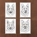 50 Dogs Coloring Page - Coloring Pages for Kids and Adults, Instant ...